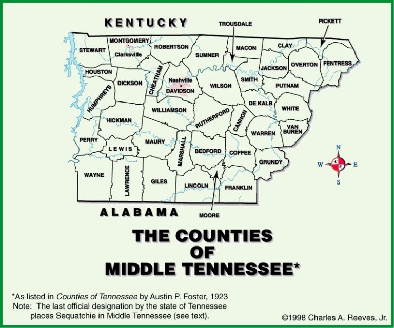 TN History For Kids » Basic 4: Grand Divisions