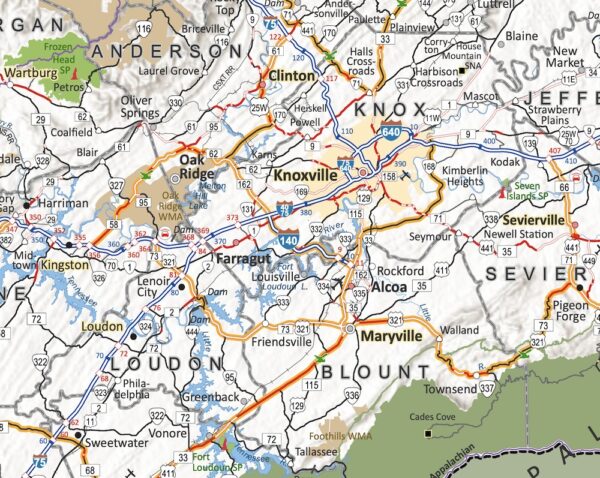 TN History For Kids » Tennessee Map Scavenger Hunt