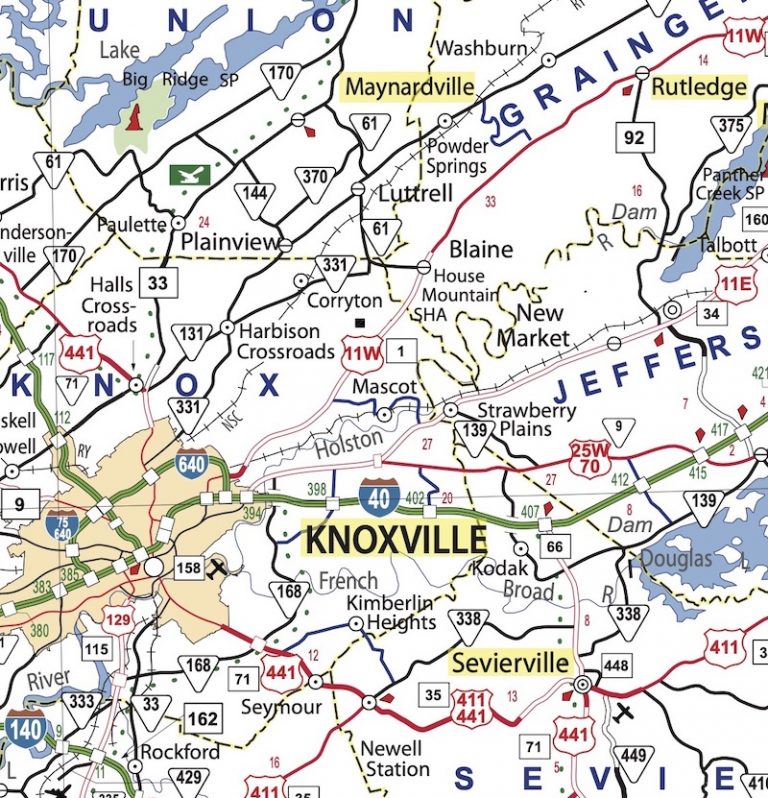 TN History For Kids » Basic 9: Map Scavenger Hunt