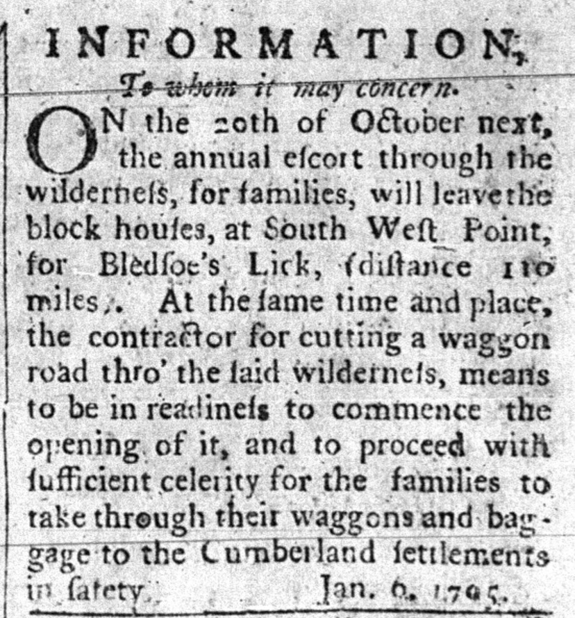 TN History For Kids » Old Road Across the Plateau